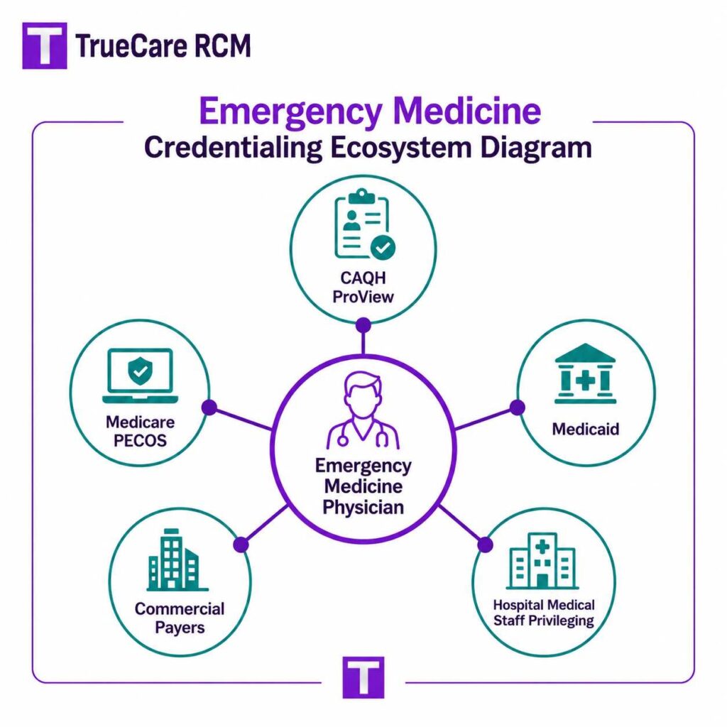 Emergency Medicine Credentialing Services | TrueCare RCM